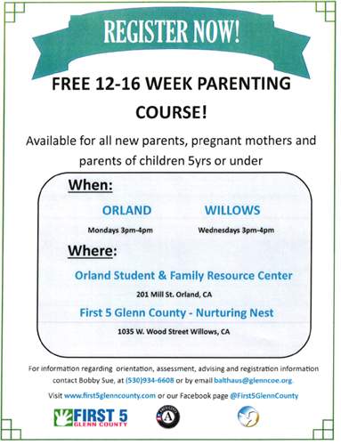 First 5 Glenn County - First 5 Services